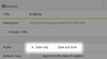 Form field types | Pyrus Help