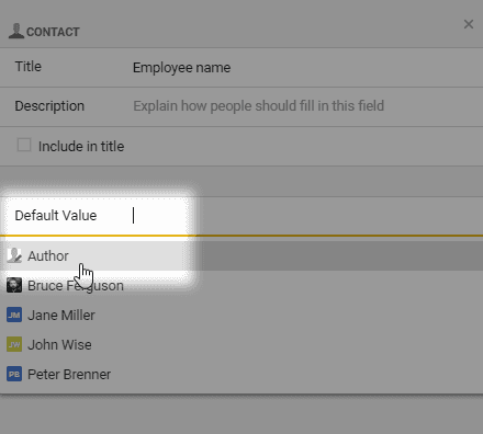 Form field types | Pyrus Help